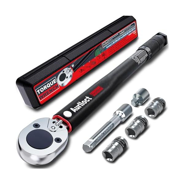 頑丈で耐久性のある合金鋼で作られています。フォワードおよびリバーススイッチ付きラチェットヘッド。フルブラックのニッケルクローム仕上げ。最高の強度と耐久性を実現するために熱処理とオイル焼入れ。読みやすいトルク測定値がスチールシャフトにレーザー...