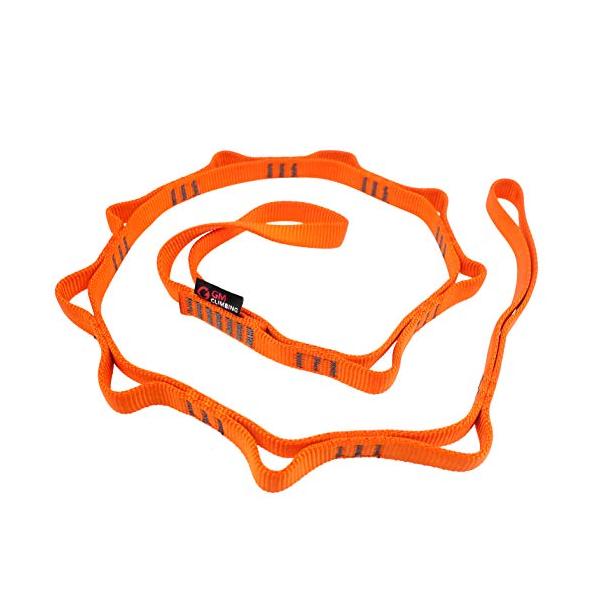 色：1本入り デイジーチェーンGM CLIMBINGの120cmデイジーチェーン。全長強度は22kNまで達し、計12個のループにより構成されます。クライミング、エイドクライミング、リギング、ラッペル、懸垂下降、高所作業、ハイキング、空中ヨガ...