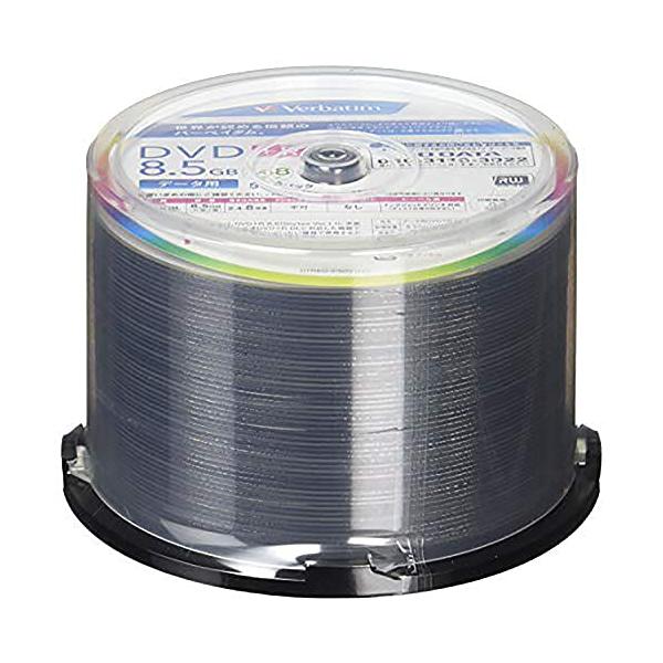 サイズ：50枚品種:データ用 DVD*R DL容量:8.5GB1回記録用盤面印刷:* ホワイト  / 範囲:22mm-118mm(ワイド)倍速:2.4-8倍速,ケース:スピンドルケース,入り数:50枚パソコン・周辺機器/PCアクセサリ・サプ...