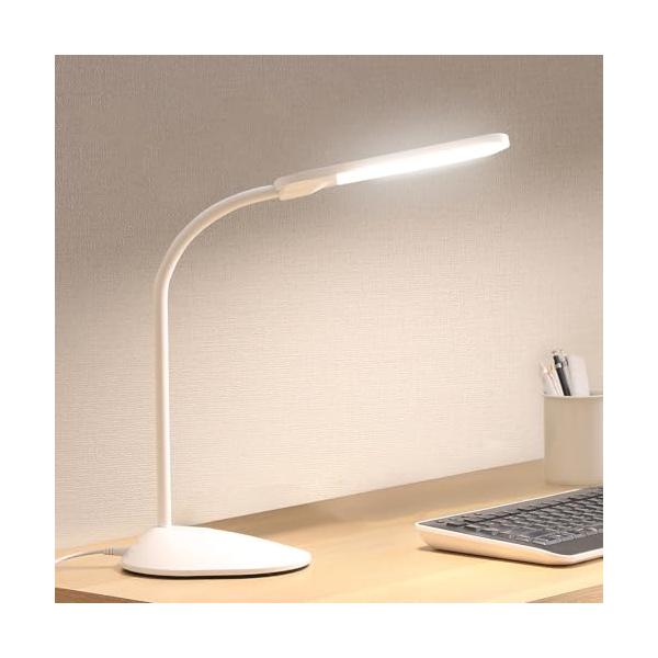 調光・調色機能付きLEDデスクライトです。オフィスやご自宅など、様々なシーンで活躍します。上下90度、左右各30度に角度調整できるフレキシブルアームでさらに見やすい。明るさのメモリー機能付き。※日本国外での使用は不可ホーム&amp;キッチン...