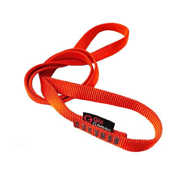 色：オレンジサイズ：60cm x 3本入りGM CLIMBINGの22kNナイロンスリングは、柔らかくて耐久性に優れ、高強度と軽量化を兼ね備えます。CEおよびUIAAにより認証済み、3サイズがあり、非常に便利で多目的に使用できます。補強ステ...