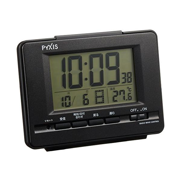 色：03:黒メタリック原産国:中国ムーブメント:電波修正機能(40kHz/60kHz自動選局)/電波OFFつきアラームオートストップ機能(約5分間)付属品:なしライト、フルオートカレンダー、温度表示素材・材質:プラスチック枠(黒メタリック塗...