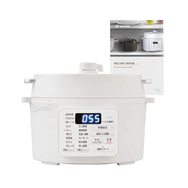色：ホワイト商品サイズ cm ：幅約30*奥行約28.8*高さ約22.4 *電源：AC100V 50/60Hz消費電力：800W *炊飯容量：無洗米・白米・玄米：4合 *最高圧力：70kPa調理容量：2.0L *満水容量：3.0L *電源コ...