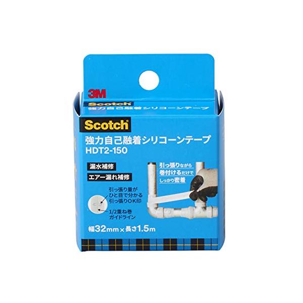 サイズ：長さ1.5ｍX幅32ｍｍ原産国:カナダ用途は水漏れ補修、エアー漏れ補修、防食保護 結束固定等になります。テープ中央の緑色のセンターラインを目安にすることで、適切な使い方が出来る。高温180度対応自己融着性により、巻きつけた後一本化し...