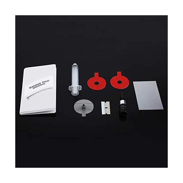 プロのデザイン ：このキットは、ラミネートされたフロントガラスの小さな損傷を修復するために設計されています。 亀裂を迅速に除去する ：骨折修復液では、空気が障壁を貫通して空気中の亀裂を迅速に除去することができます。 機能 ：ウインドシールド...