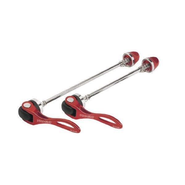 色：レッド英語名：Curved Quick Release Set(2 Piece Set)カラー:レッドフロント用、リア用の2点セットスチールシャフト対応エンド幅:100mm(フロント)、135mm(リア)114gスポーツ＆アウトドア:自...