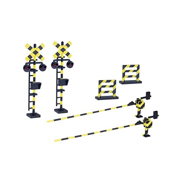 1/80スケールサイズの踏切が2色成形のプラスチックキットにて登場!黄色と黒の縞模様が色分け成形されているので、塗装せずともイメージ通りに仕上がります。※組み立てが必要なプラスチックキットです。別途、工具・接着剤等が必要となります。※作例ジ...