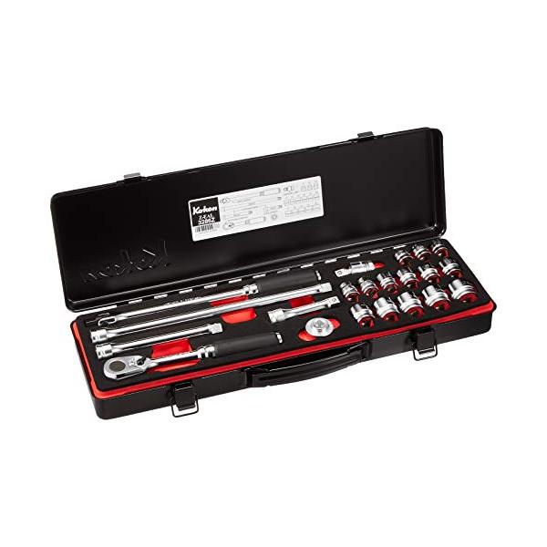 21点セットDIY・工具・ガーデン/作業工具/駆動工具/ソケット・ソケットセット/ソケット＆レンチセット