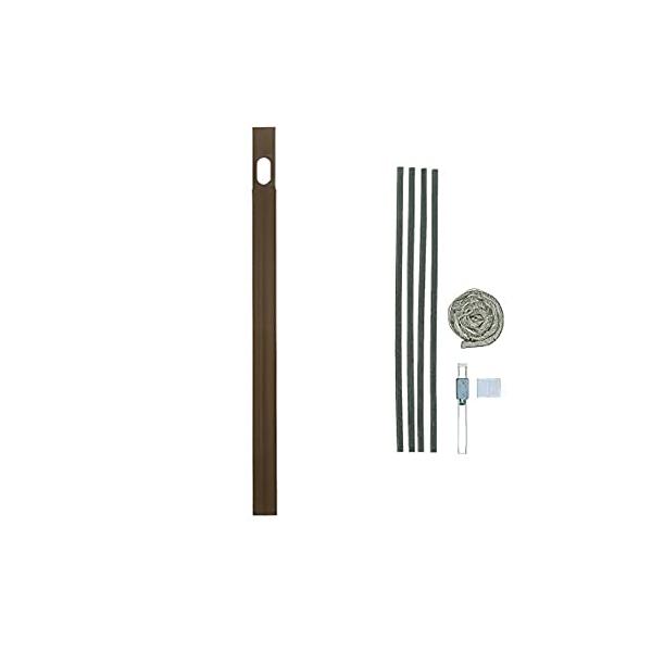 サイズ:長さ1280*2240*幅81mm色:ブロンズ仕上:アルマイト処理材質:アルミニウム付属品:補助錠・窓パッキン・サイドパッキンホーム＆キッチン/家電/空調・季節家電/部品・アクセサリ/エアコン用交換部品・アクセサリ/エアコン用カバー