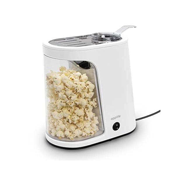 色：白 1.6L*ホームパーティーなどのイベントに大活躍 自宅で簡単にコーン ポップコーン用 を入れたらスイッチひとつでポップコーンが作れます。作り方簡単 市販のポップコーン豆を入れて約90秒待てば、出来立てのおいしいポップコーンの出来上が...