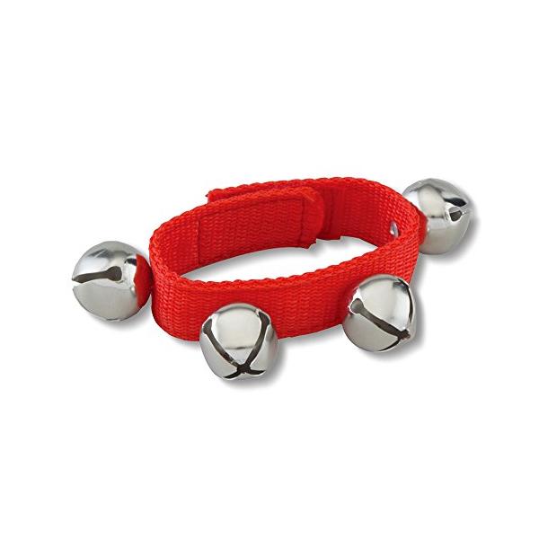 マジックテープ付のベルトを、手首や足首に巻きつけて音を鳴らします。他の楽器を演奏するときも、空いている手首などに付ければ簡単に鈴の音をプラスできます。握力の弱い方にもお使いいただけるので、音楽療法の現場でも活用されています。材質:ナイロンベ...