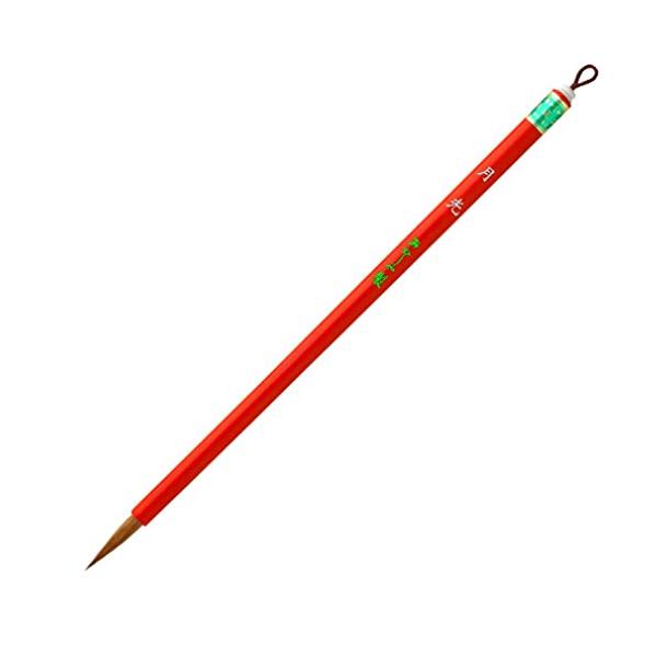 商品サイズ 約7.2径*218mm 穂の規格 9号／ 軸径 約7.2mm 穂の形状 中鋒／ 穂の長さ 約24mm 弾力 やや硬め 主原毛 イタチ毛文房具・オフィス用品:学習用品:書道用具:書道筆
