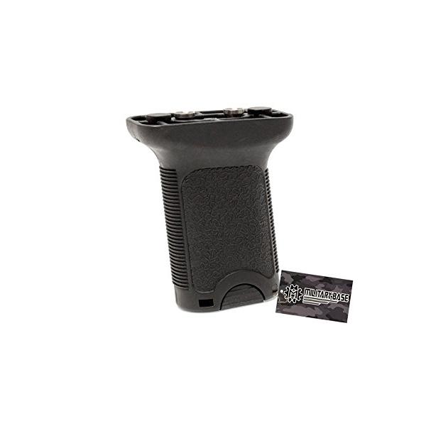 *商品名：MILITARY-BASE(ミリタリーベース)ガンファイター バーティカルグリップ ショート KEYMOD 　　*品番：H2024BK 　　*カラー：BK*対応：KEYMOD ハンドガード/RAS/RIS*外形サイズ：75mm*5...