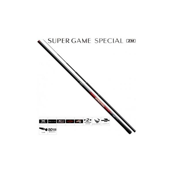 全長：9.5m(90-95)継数：9本仕舞寸法：141.5cm自重：345g先径/元径：1.8/29.4（26.0）適合水中糸ナイロン：0.6〜3.0号カーボン含有率：99.5%■スパイラルX■エキサイトトップ■ハイパワーXティップ■マッス...