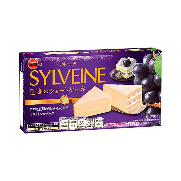 芳醇な巨峰の味わいひろがるホワイトシルベーヌ巨峰のショートケーキをイメージしたシルベーヌです。しっとりとしたバニラケーキに、香り高い巨峰ソースとくちどけなめらかなクリームをサンドしました。さらにまろやかなホワイトクリームでコーティングするこ...