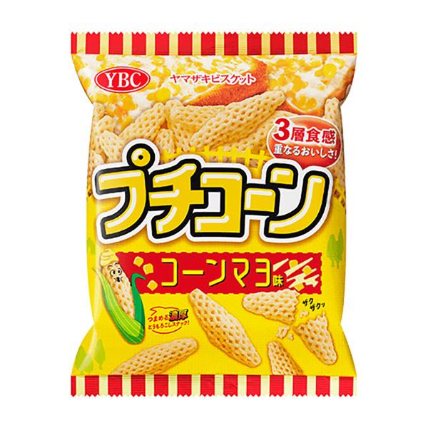 ザクザク食感コーンスナック当社独自製法による3層構造が生み出すザクザクとした独特の食感が特徴のコーンスナックです。味わいはコーンの甘みと、爽やかな酸味のマヨネーズを効かせたコク深い「コーンマヨ味」。コーンとの相性の良い組み合わせで、飽きのこ...