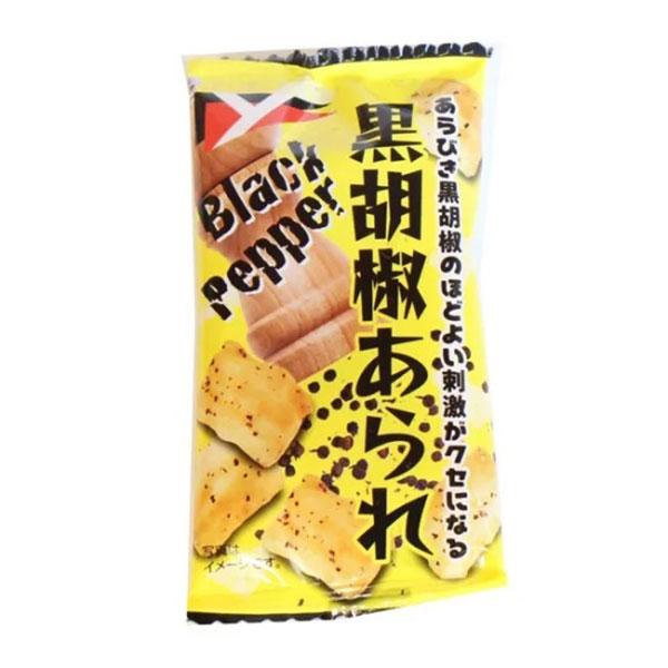 「あらびきのほどよい刺激がクセになる」味わいが最大の魅力です。カリッとした食感の小粒あられに、ブラックペッパーの爽やかな香りとスパイシーな辛みが絶妙にマッチしています。一度食べ始めたら止まらないおいしさです。持ち運びにも便利な食べきりサイズ...