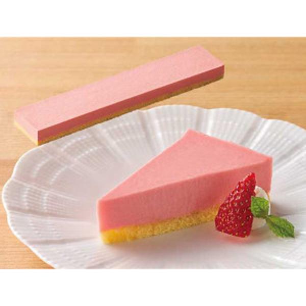【地域限定送料無料】(※北海道・沖縄・一部離島等除く) 業務用食品なめらかな食感のいちごムースと、シロップを染み込ませたスポンジを合わせたいちごのケーキです。華やかなピンク色はおやつや行事食に最適です。食物繊維4.3g（製品100g当たり)...