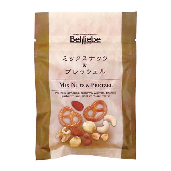 【地域限定送料無料】(※北海道・沖縄・一部離島等除く) 業務用食品アーモンド、カシューナッツ、ウォールナッツ、ピーナッツ、ガルバンゾー（ひよこ豆）、ジャイアントコーンのミックスナッツと香ばしく焼き上げたサクサクの食感のプレッツェルをミックス...