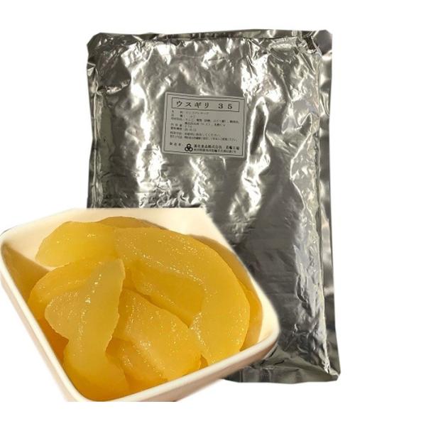 リンゴ本来の味と香りを大切にシャキシャキとした食感のリンゴプレザーブに仕上げています。