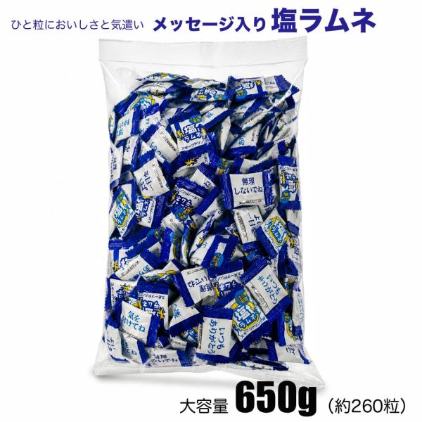 ■ 素材へのこだわり「鳴門の焼き塩」を使用ただの塩味ではありません。まろやかで旨みのある「鳴門の焼き塩」を原材料に使用。スポーツ中や屋外作業での塩分補給を、美味しくサポートします。■ 頑張る人へ届く「応援メッセージ」入り個包装の一つひとつに...