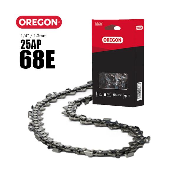 ● 商品情報 ●＜メーカー名＞オレゴン＜商品名＞オレゴン純正ソーチェン25AP-68E＜ピッチ＞1/4"＜ゲージ＞.050”(1.3mm)＜ドライブリンク数(コマ数)＞68コマ＜商品説明＞オレゴン純正のソーチェンです。長年圧倒的な支持を受け...