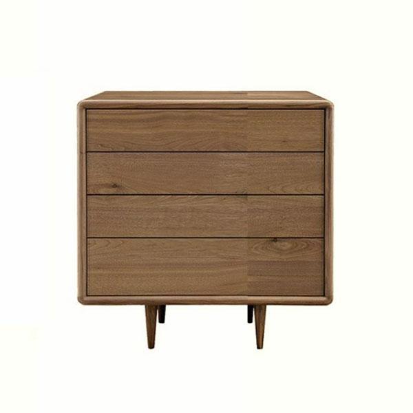 【商品名】　ミューク80チェスト ウォールナット【サイズ】　サイズ 幅83.2　奥行45　高さ85センチ　脚のみ取り付け式　足なし高さ69センチ【素材】　材質 小口面・脚：ウォールナット無垢材　前面・天板・側面：ウォールナット材ツキ板 【塗...