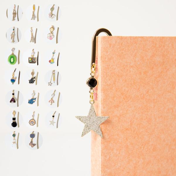 モチーフがポイントになってお洒落で可愛いブックマーカー♪ちょっとしたギフトに喜ばれる人気のアイテムです♪■ ブランド：plahome(プラホーム)■ カラー：A、B、C、D、E、F、G、H、I、J、K、L、M、N、O、P、Q、R、S、T■ ...