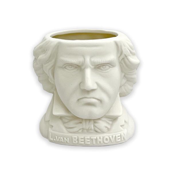 ■サイズ：H9×W8.5×D9cm●材質 ：陶器ベートーヴェンをお洒落なグリーンヘアにしてみよう♪ベートーヴェンのセラミックミニプランター。トゲトゲ？それともウネウネ？サボテンなどお好みの観葉植物を入れて、オリジナリティ溢れるベートーヴェン...