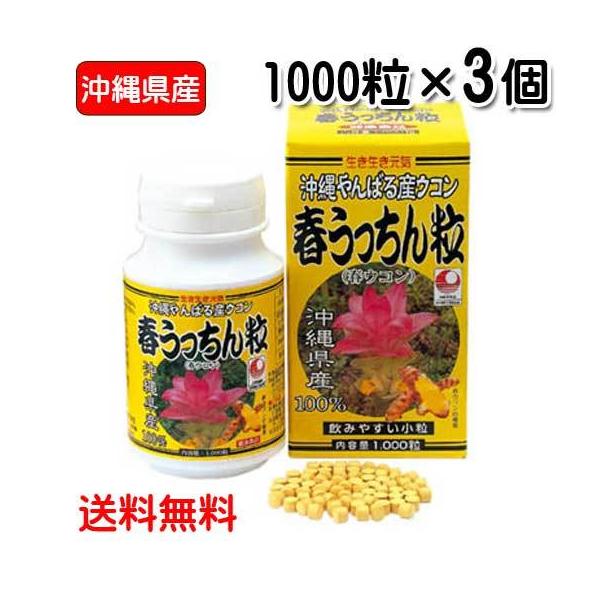 【沖縄県産ウコン100%使用】沖縄やんばる産の春うっちん（春ウコン）を飲みやすい粒タイプに仕上げました。沖縄県産ウコンの中でも、産地にこだわり今までのウコンよりも高品質に生まれ変わりました！！沖縄県にて無農薬で大切に育てられたウコンだけを使...