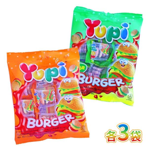 可愛くて面白い形の不思議なバーガーグミ。2種類を是非食べ比べてみてください名称：グミキャンディ原材料名：グルコースシロップ、砂糖、ゼラチン、濃縮りんご果汁、乳たんぱく(乳成分を含む)/酸味料、ソルビトール、香料、光沢剤、着色料(銅クロロフィ...