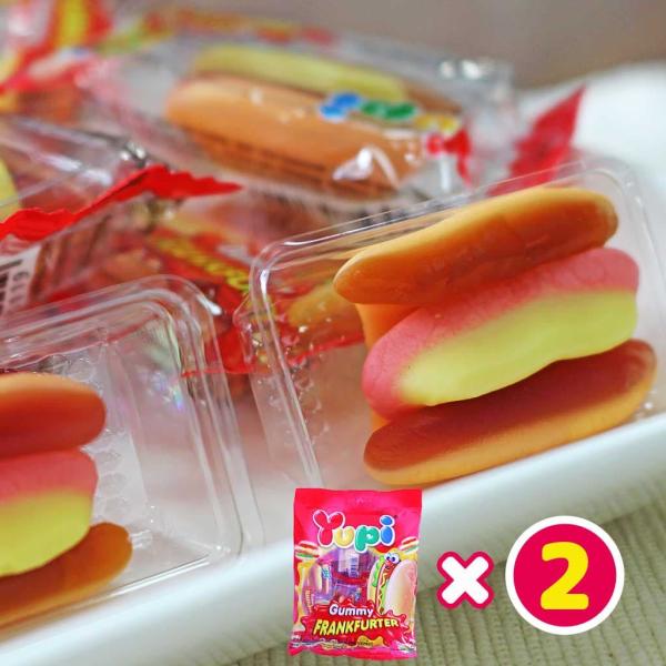 お菓子を楽しく食べよう。見た目から可愛いフランクフルトグミ。持っているだけでウキウキしてしまうこの商品。子供におやつとして出したら喜ばれますし、大人も思わず見入ってしまうので差し入れされたら喜ばれる事、間違いなし。名称：グミキャンディ原材料...