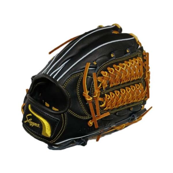 ■久保田スラッガー■一般軟式用グラブ　内野オールラウンド用■品番:KSN-L7S■カラー:ブラックXタン■左右/右投げ用■素材/(表革)ステアハイド(裏革)ステアハイド■日本製■メーカー希望小売価格/34100円（税込み）■西武時代の松井稼...