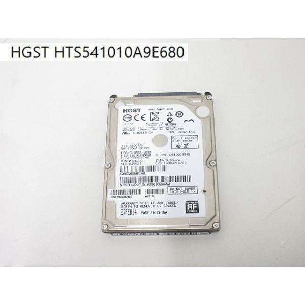 HGST HTS541010A9E680  1TB  2.5インチ HDD★フォーマット済 CrystalDiskInfo正常判定 中古【動作確認内容】メーカー：HGST Model： HTS541010A9E680 容量 ： 1TB対応転...