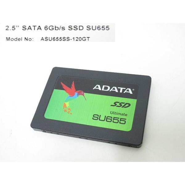ADATA SU655 2.5インチ SSD 120GB ASU655SS-120GT★フォーマット済 CrystalDiskInfo正常判定 中古【使用時間：12h】  【動作確認内容】メーカー：ADATAModel：ASU655SS-1...