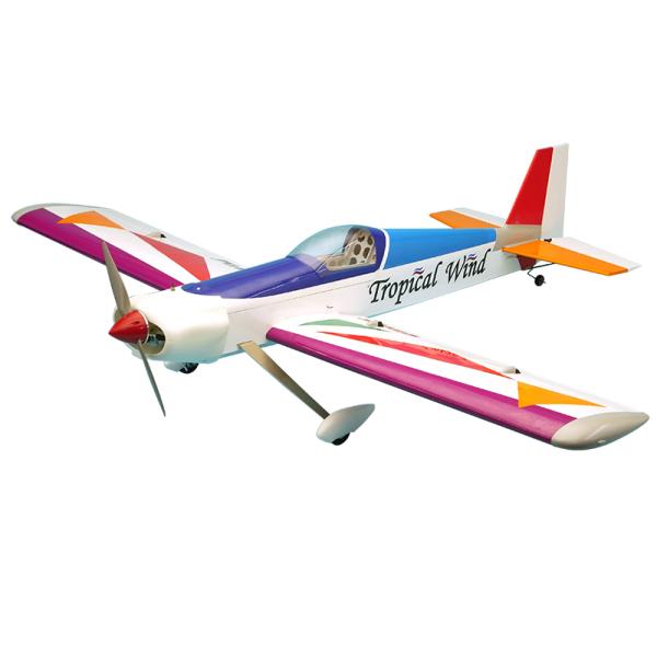 「トロピカル ウインド」は、ＲＶ4のような軽飛行機をイメージさせるスポーツ機です。実機を思わせるカウリングは、エンジンのクーリングも考慮された形状で、電動化してもスッキリした機首になります。翼厚15％のNACA2415半対象翼型の矩形翼は失...