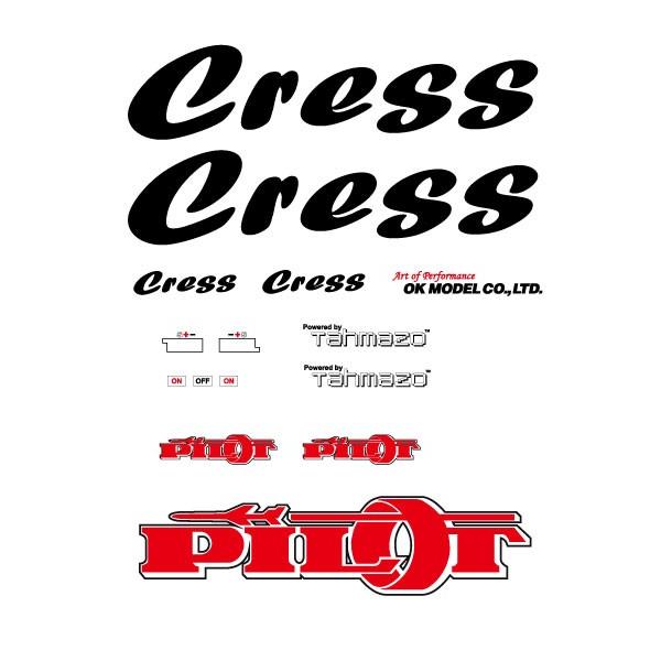 「PILOT クレス3m」のオリジナルロゴステッカーです。ご注文を頂いてから作成いたします。ラベルフィルム（透明色）にカラープリントをし、その上にラミネートフィルム貼付けてまいます。白色インクが無いプリンターを使用するため、白い部分は全て透...