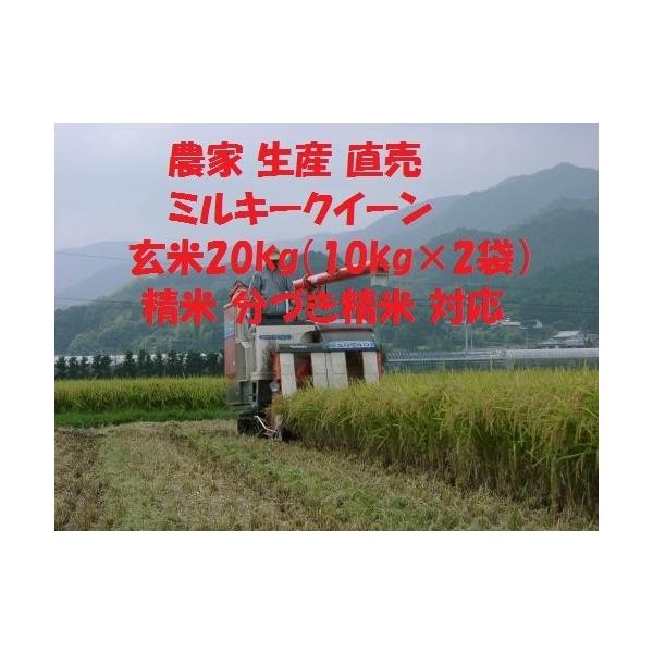 名称：玄米産地：徳島県（農家直送）品種：ミルキークイーン ミルキークイーン産年：令和7年産使用割合：単一原料米内容量：玄米20kg（10kg×2袋）徳島の稲作専業農家から、令和7年産 ミルキークイーンをお届けいたします。苗作りからお米が出来...