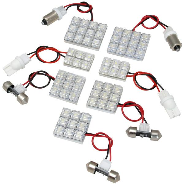 RIDER0341【セット内容】フロント：3×4連(2個) 端子形状：G14センター：2×3連(2個) 端子形状：T10スライドドア：3×3連(2個) 端子形状：T10×31ラゲッジ：3×3連 端子形状：T10×31合計7ピース63発(FL...