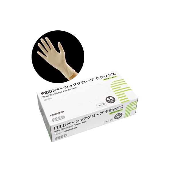 普段のメンテナンスに圧倒的に使いやすいですバイクメンテやオイル交換衛生グローブとなりますので水回りの掃除や排水溝の掃除にかなり使い勝手が良いですFEEDベーシックグローブ ラテックス パウダーフリー入数：100枚サイズ： SS●全長×手幅：...