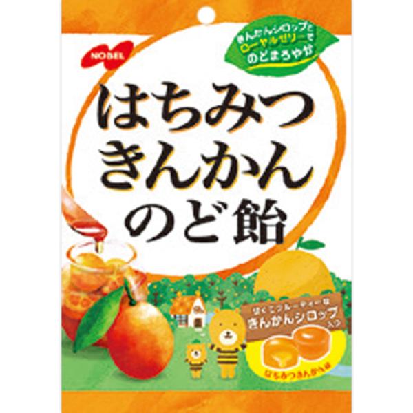 【商品説明：】きんかんシロップとローヤルゼリーでのどまろやか甘くてフルーティーなきんかんシロップ入りはちみつきんかん味【用法容量】のどに詰まらせないよう、ゆっくりお召しあがりください。商品特性上割れやすくなっておりますので、お取り扱いにはご...