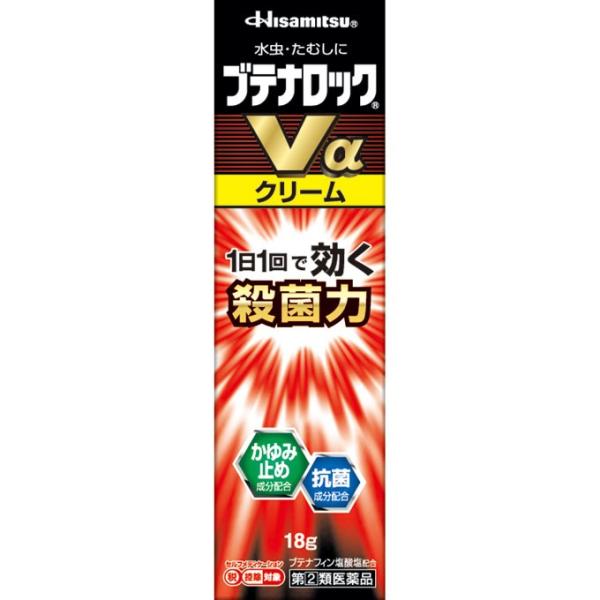 【あすつく対応】【商品説明：】○水虫・たむしに○殺菌力＋かゆみ止め成分 抗菌成分○1日1回で効く○伸びがよく塗りやすい【用法・用量：】1日1回、適量を患部に塗布してください。【内容量：】18ｇ【製造販売元（会社名）：】久光製薬（株）