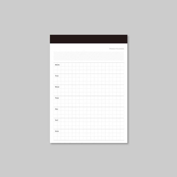 1枚ずつミシン目で切り取って使えるおしゃれなウィークリーメモ帳です。手帳のように使い続けなくても、必要な時だけ使えます。お手持ちの手帳にプラスして必要な時だけ気軽に使えるプランナーです。月曜日始まり。＊こちらの商品はメール便にてお届け出来ま...