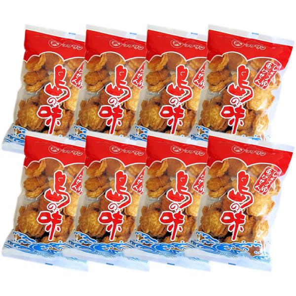 醤油のうまさと香りのとけこんだ名物あげせん『島の味』しょうゆあげせん『島の味』にしみ込んだタケサン醤油は 古い歴史の中に生まれた素晴らしい小豆島の特産です。あっさりしてるけど、コクがある。まさに食べだしたらやめられない。