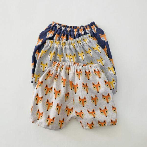 かぼちゃパンツ キツネ かわいい ベビー服 オルセンオルセン かぼちゃ パンプキン 男の子 女の子 キッズ 子供服 ハンドメイド 80 90 100 可愛い 綿 柄パンツ 子ども服 コットン おしゃれ キツネ柄 コットンパンツ キッズパンツ...
