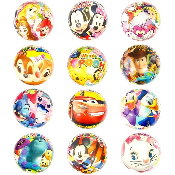 ディズニーキャラクターの顔が、真ん丸になりました。水に浮きますので、縁日ボールすくいの景品、スーパーボールすくいの目玉景品に最適です。【仕様】サイズ／直径約6cm【備考】キャラクターは、取り混ぜとなります。(ご指定頂けません。)子供すくい・...