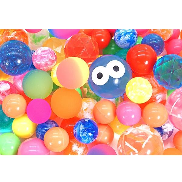 【商品名】ハッピースーパーボール100個アソートパック【商品サイズ】本体サイズ：22mm×83個27mm×7個32mm×6個38mm×4個【色】色の指定は出来ません。【注意事項】こちらの商品は業務用商材の為、不良品が出たとしても返品・交換・...
