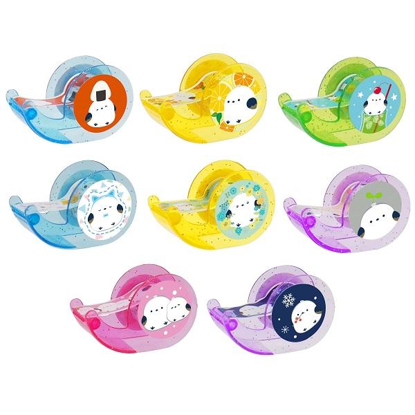 【商品名】シマエナガちゃんミニミニテープ【50個セット】【商品サイズ】サイズ：H25×W40×D14mm【色】8種アソート。色・柄の指定は出来ません。【注意事項】こちらの商品は業務用商材の為、不良品が出たとしても返品・交換・返金は一切出来ません。