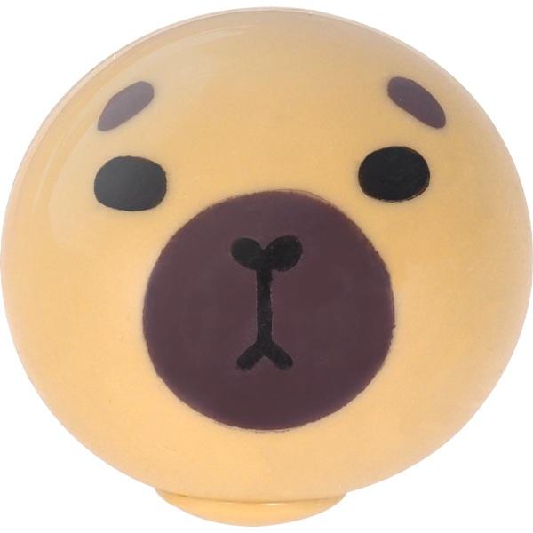 【商品名】カピバラぺったんボール【12個セット】【商品サイズ】本体サイズ：直径55mm1種。【注意事項】こちらの商品は業務用商材の為、不良品が出たとしても返品・交換・返金は一切出来ません。