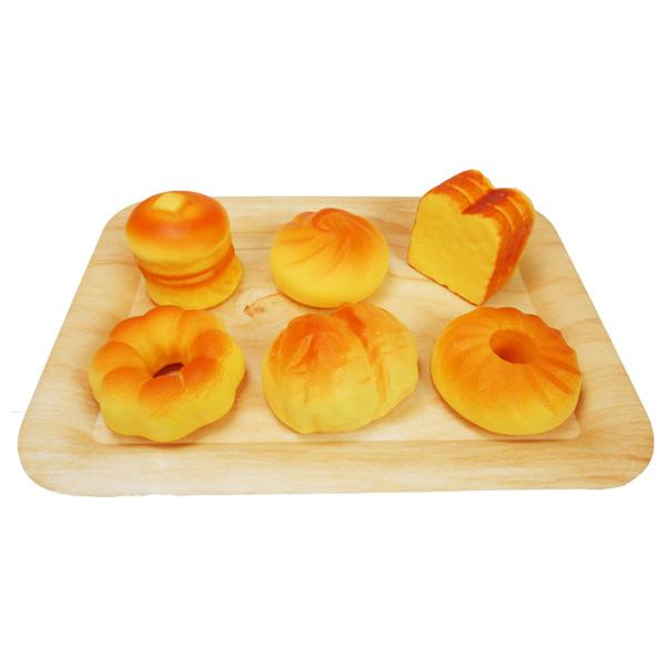 【商品名】焼きたてパンスクイーズ【PART2】【6個セット】【商品サイズ】個包装あり。本体サイズ：約H20×W55×D55mm(種類により異なります)【色】6種アソート(写真を参考にして下さい)。色の指定は出来ません。【注意事項】こちらの商...